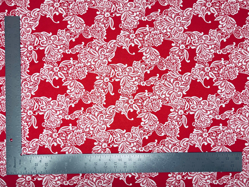 Liverpool Knit Floral Print Fabric