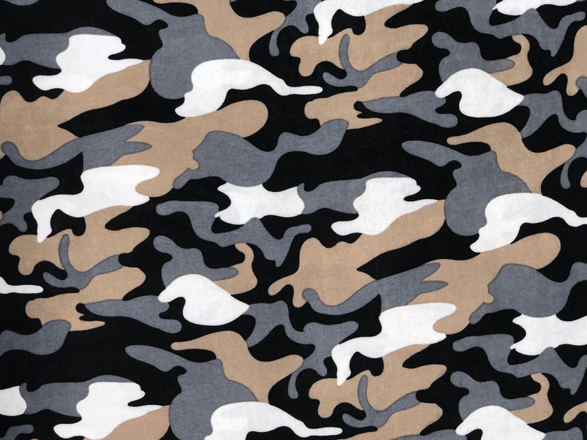 ITY Knit Army Prints Fabric